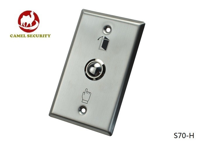 Stainless Steel Door Exit Push Button Switches Panel Mount American ...