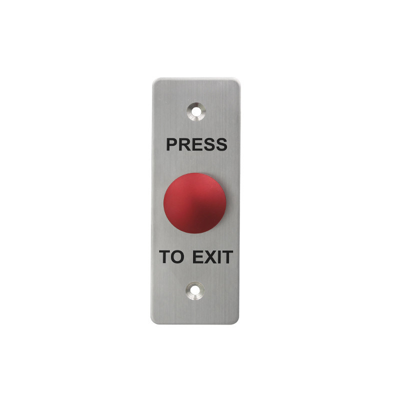 Durable 304 Stainless Steel Exit Button , Flat Mushroom Switch Push ...
