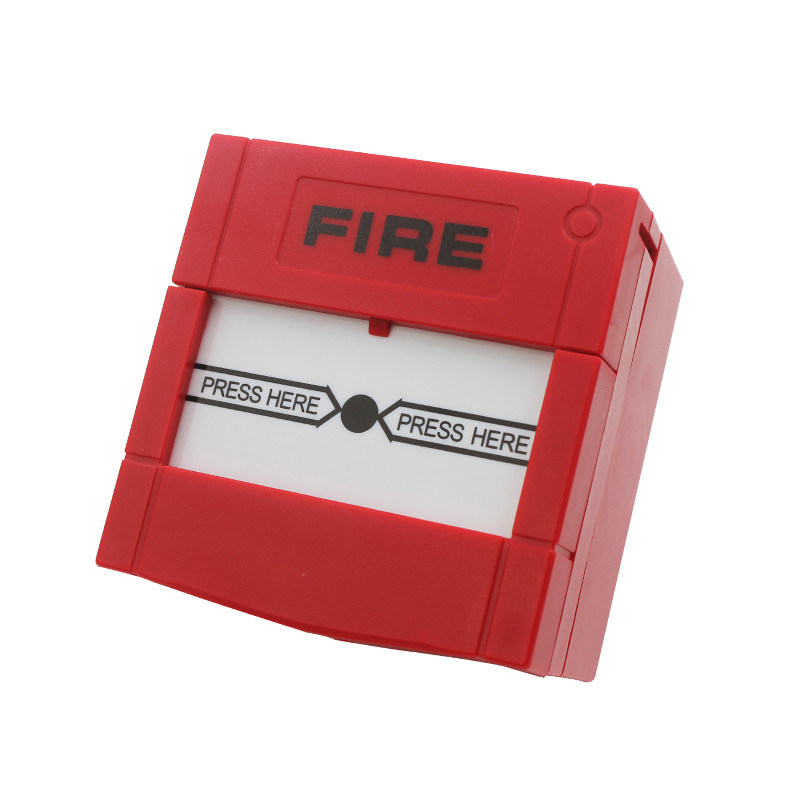 Red Fire Alarm Manual Call Point Break Glass Switch , Explosion Proof ...