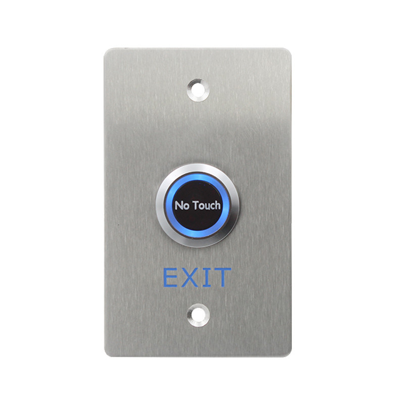 Fireproof Material Wave To Exit No Touch Switch , Door Open Button Long ...
